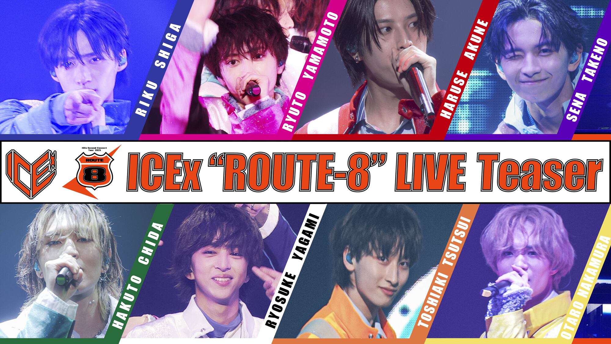 ICEx Second Concert Tour 2025 "ROUTE-8" 追加公演よりライブダイジェスト映像を公開！
